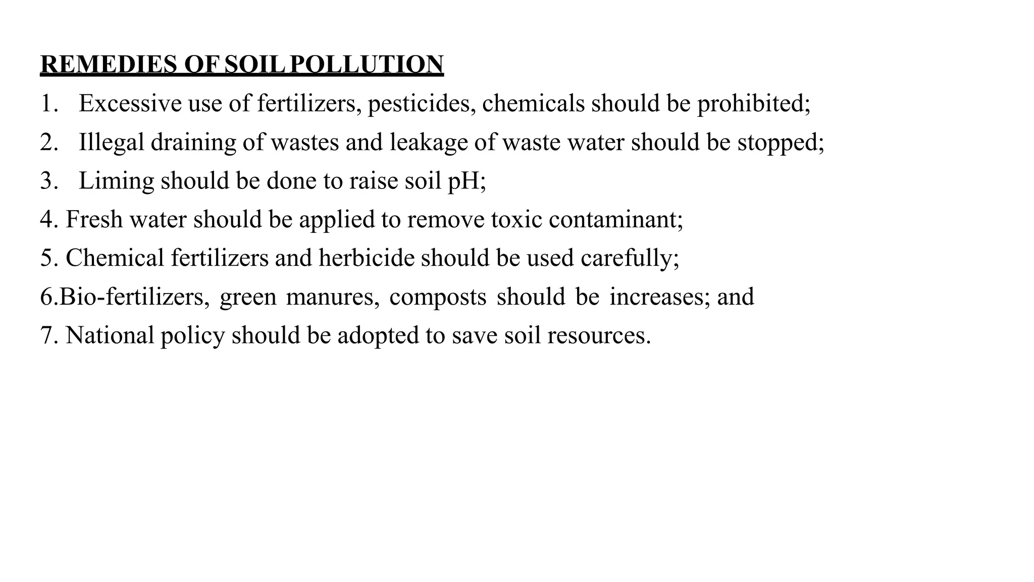 7. Soil Pollution.pptx chapter three Envieronmental | PPTX | Gardening ...