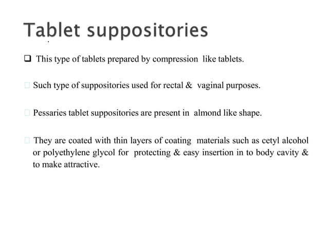 7. suppositories.pptx Pharmaceutics II ER 1991 | PPT