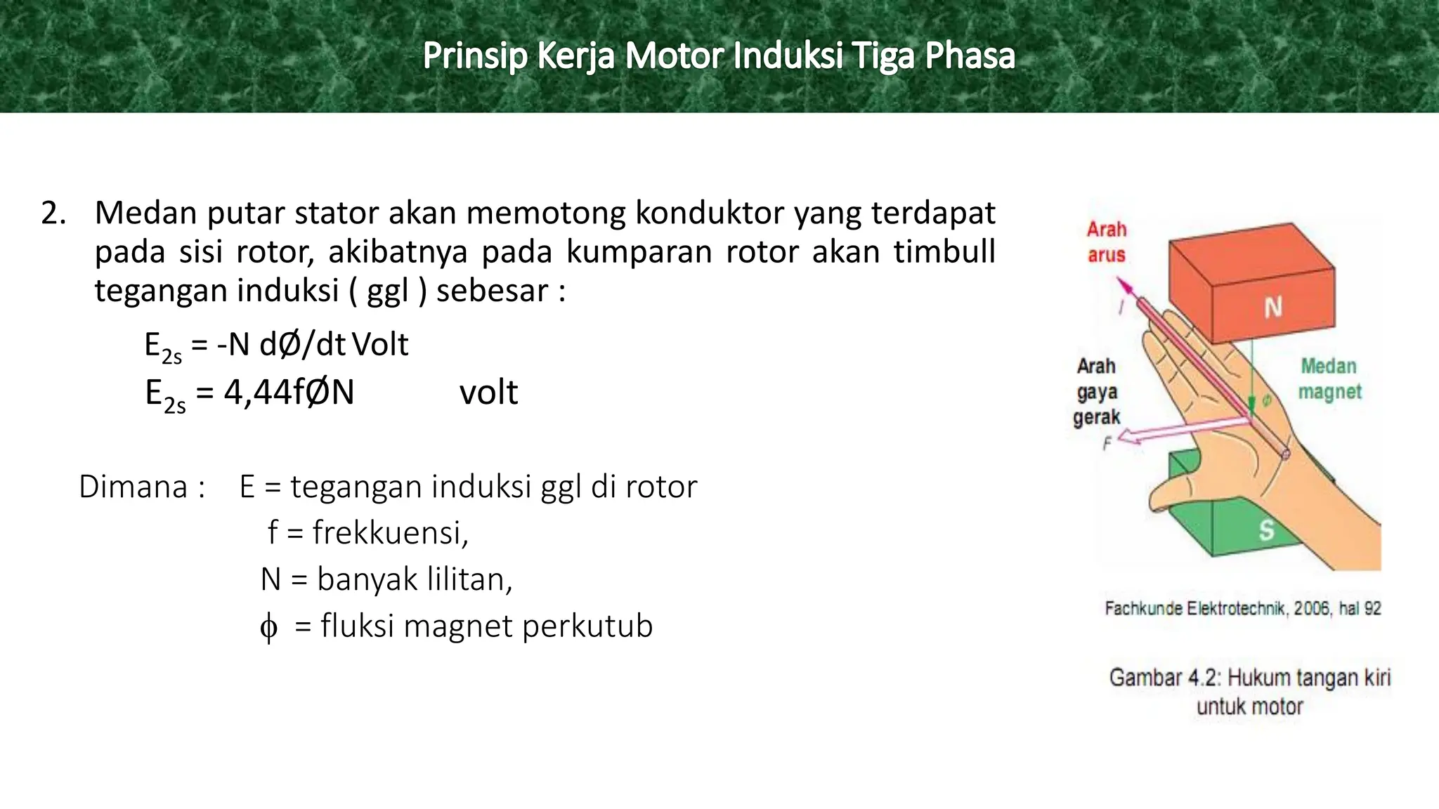 7. PRINSIP KERJA MOTOR INDUKSI Pens JOSSSS | PPT