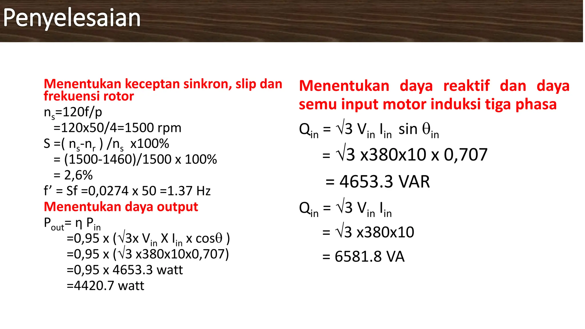 7. PRINSIP KERJA MOTOR INDUKSI Pens JOSSSS | PPT