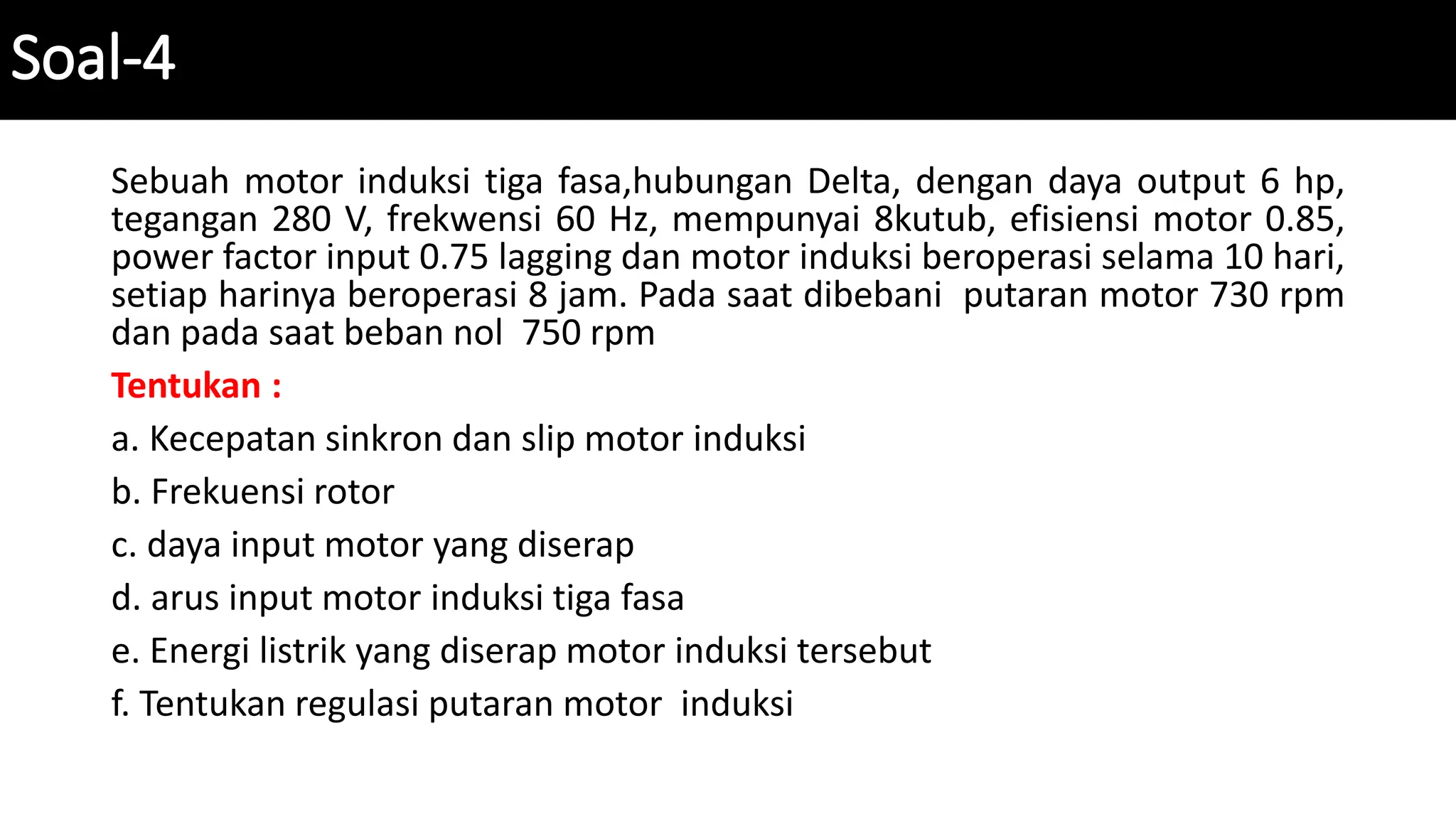 7. PRINSIP KERJA MOTOR INDUKSI Pens JOSSSS | PPT