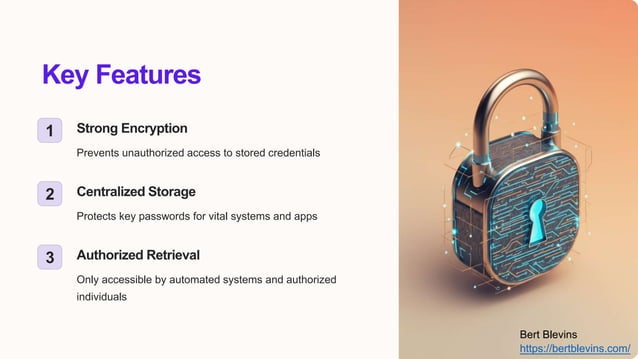 Enterprise Password Vault: Securing Privileged Account Credentials | PPTX