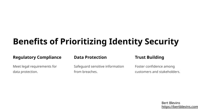 Ensuring Secure Identities in a Connected Digital World | PPT