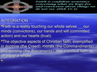 The Roman Catholic - Our Response Faith.PPT