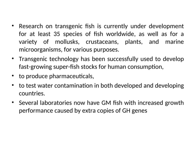 MSc zoology 7._TRANSGENIC_FISH_PRODUCTION.ppt