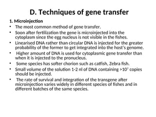 MSc zoology 7._TRANSGENIC_FISH_PRODUCTION.ppt