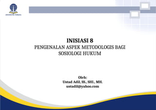 Materi Inisiasi 8.pptx Universitas Terbuka | PPTX
