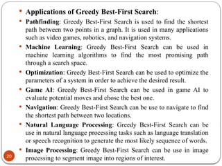 Informed Search in Artifical Intelligence | PPT