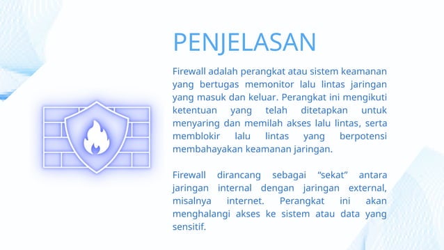 Presentasi Sistem Firewall pada Jaringan Komputer | PPTX