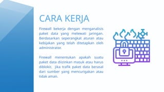 Presentasi Sistem Firewall pada Jaringan Komputer | PPTX