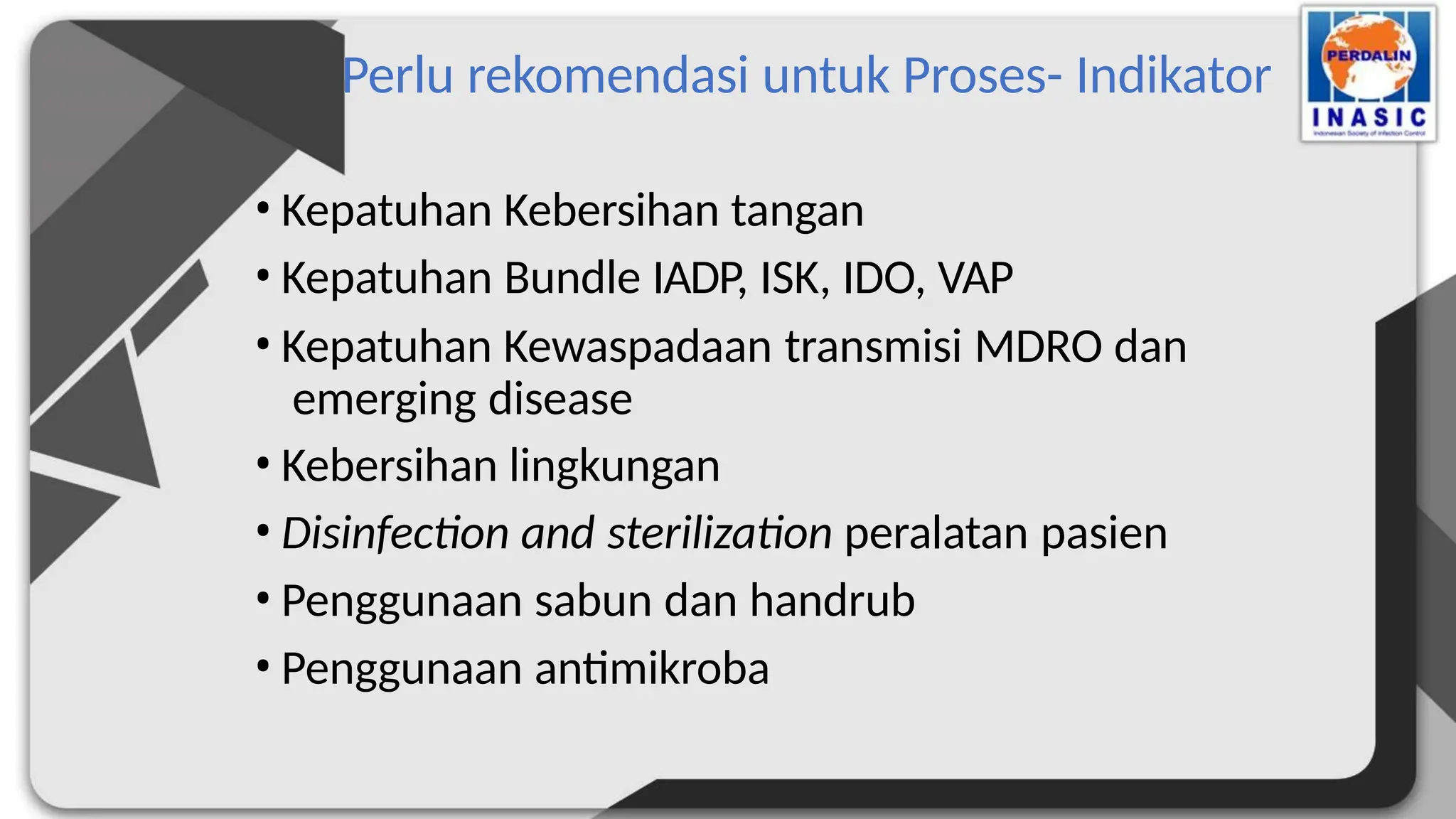 Peran dan Fungsi (Infection prevention and control doctor) IPCD ...