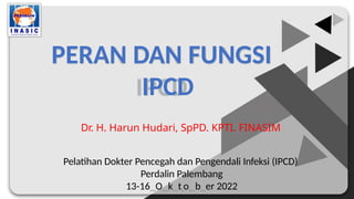 Peran dan Fungsi (Infection prevention and control doctor) IPCD ...