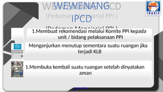 Peran dan Fungsi (Infection prevention and control doctor) IPCD ...