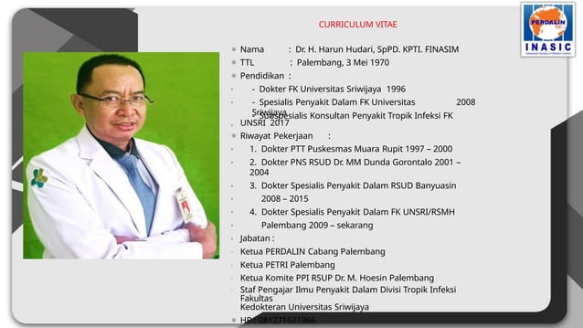 Peran dan Fungsi (Infection prevention and control doctor) IPCD ...