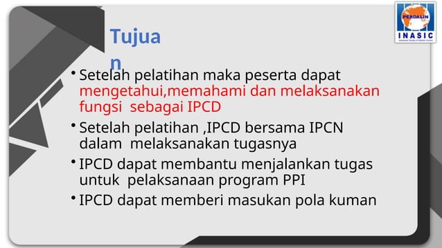 Peran dan Fungsi (Infection prevention and control doctor) IPCD ...