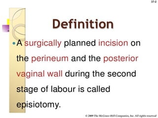 7. episiotomy.pptsecond stage of labor nsg | PPT | Birth | Personal ...