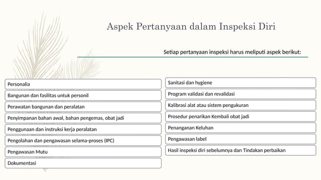 7. Inspeksi Diri & Audit.pptxXXXXXXXXXXXXXXXXXXXXXXXXXX | PPT