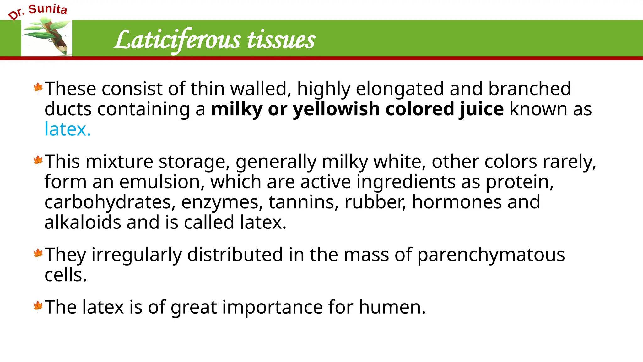 Secretory tissue present in plants.. | PPTX