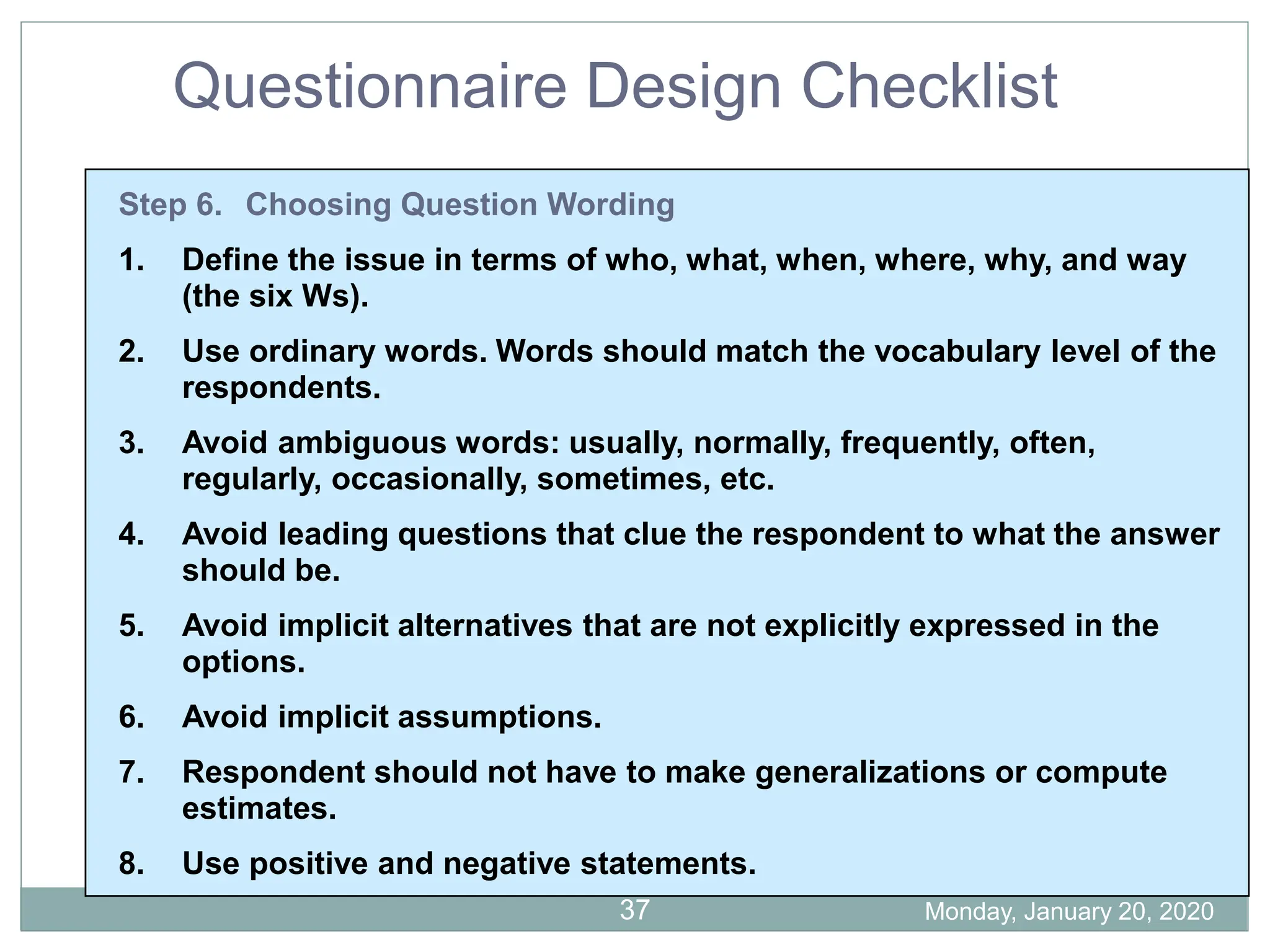 Shsjanss7. Questionnaire.pdfssssssddwadws | PPT