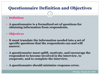 Shsjanss7. Questionnaire.pdfssssssddwadws | PPT
