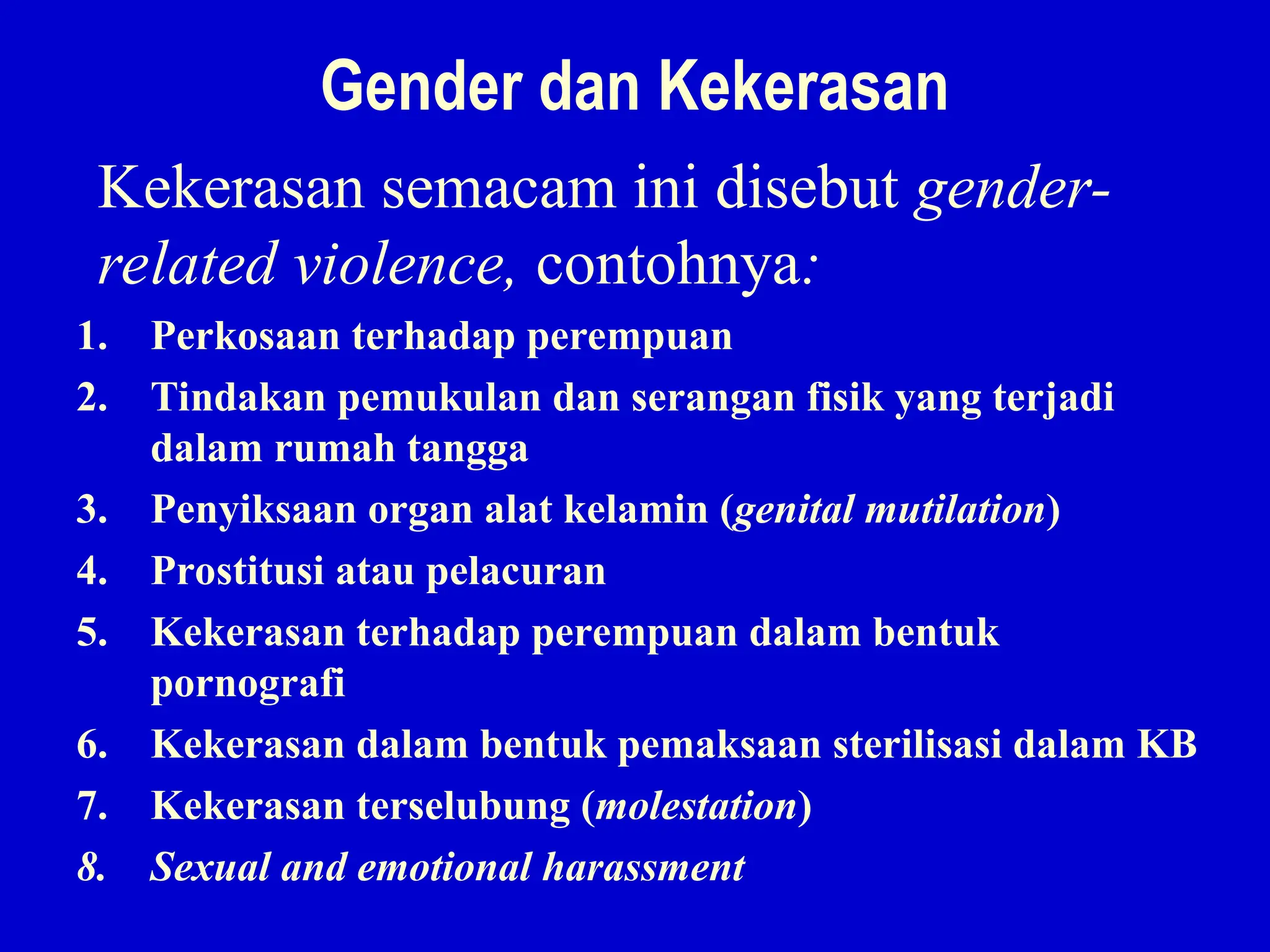 Kajian Terhadap Materi Sex Dan Gender Ppt