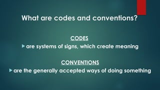 7.MIL 6. Media and Information Languages (Part 1)- Genre, Codes and Conventions.pptx | Video ...