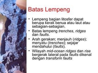 Pengantar Oseanografi Materi tentang Geologi Dasar laut | PPT