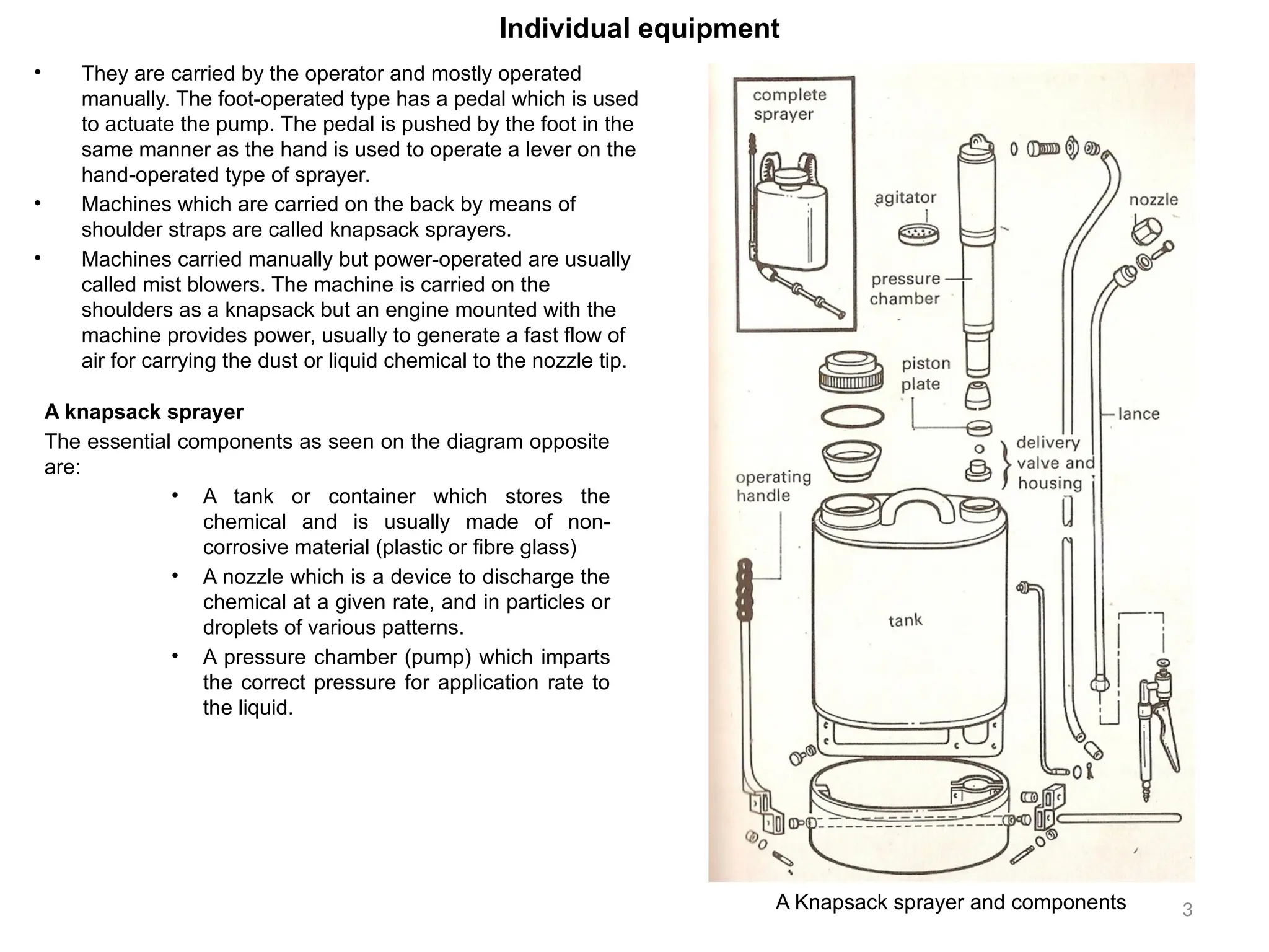 Crop maintenance equipment includes sprayers and other equipment used ...