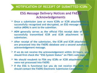 Providing Submissions in Electronic Format-Post Marketing Safety Report ...