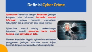 Etika Profesi TI - 7 Cyber Crime | PDF