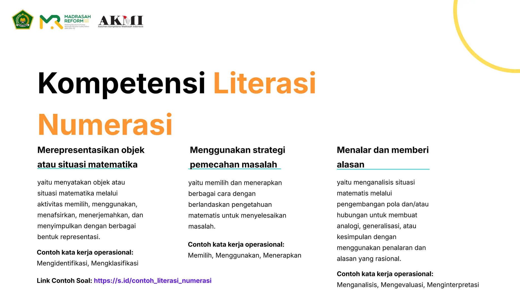 Wawasan literasi numerasi terintegrasi AKMI | PPT