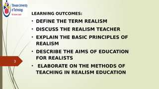 7. REALISM AND EDUCATION.pdf. theory ofE | PDF | Religion & Spirituality