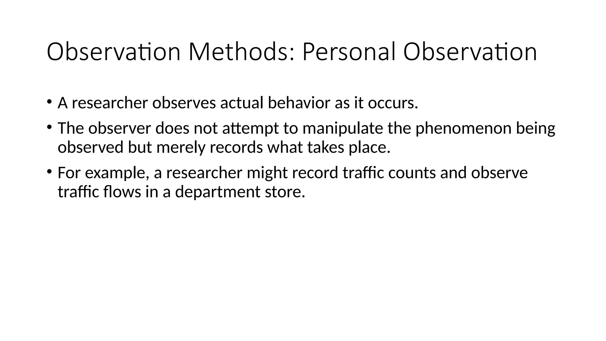 7. Survey and observation research Sampling PPT | PPT