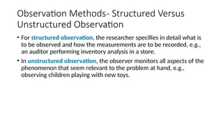 7. Survey and observation research Sampling PPT | PPT