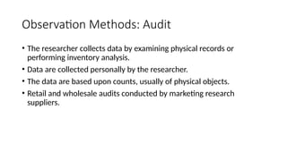 7. Survey and observation research Sampling PPT | PPT