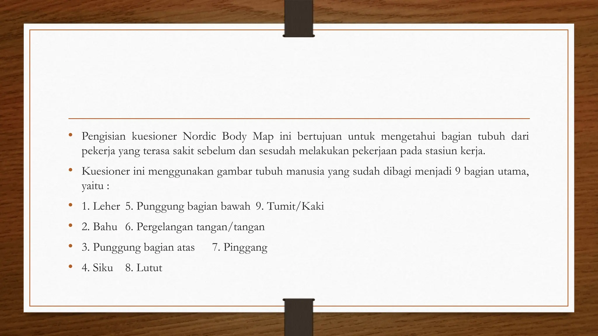 7.Keselamatan dan kesehatan kerja:Ergonomi Nordic Body Map (NBM).pptx