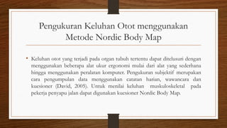 7.Keselamatan dan kesehatan kerja:Ergonomi Nordic Body Map (NBM).pptx