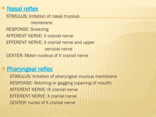 7. REFLEXES examination physiotherapy assessment | PPTX