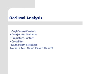 7. History taking in periodontics for denta.pptx | Dental Health ...