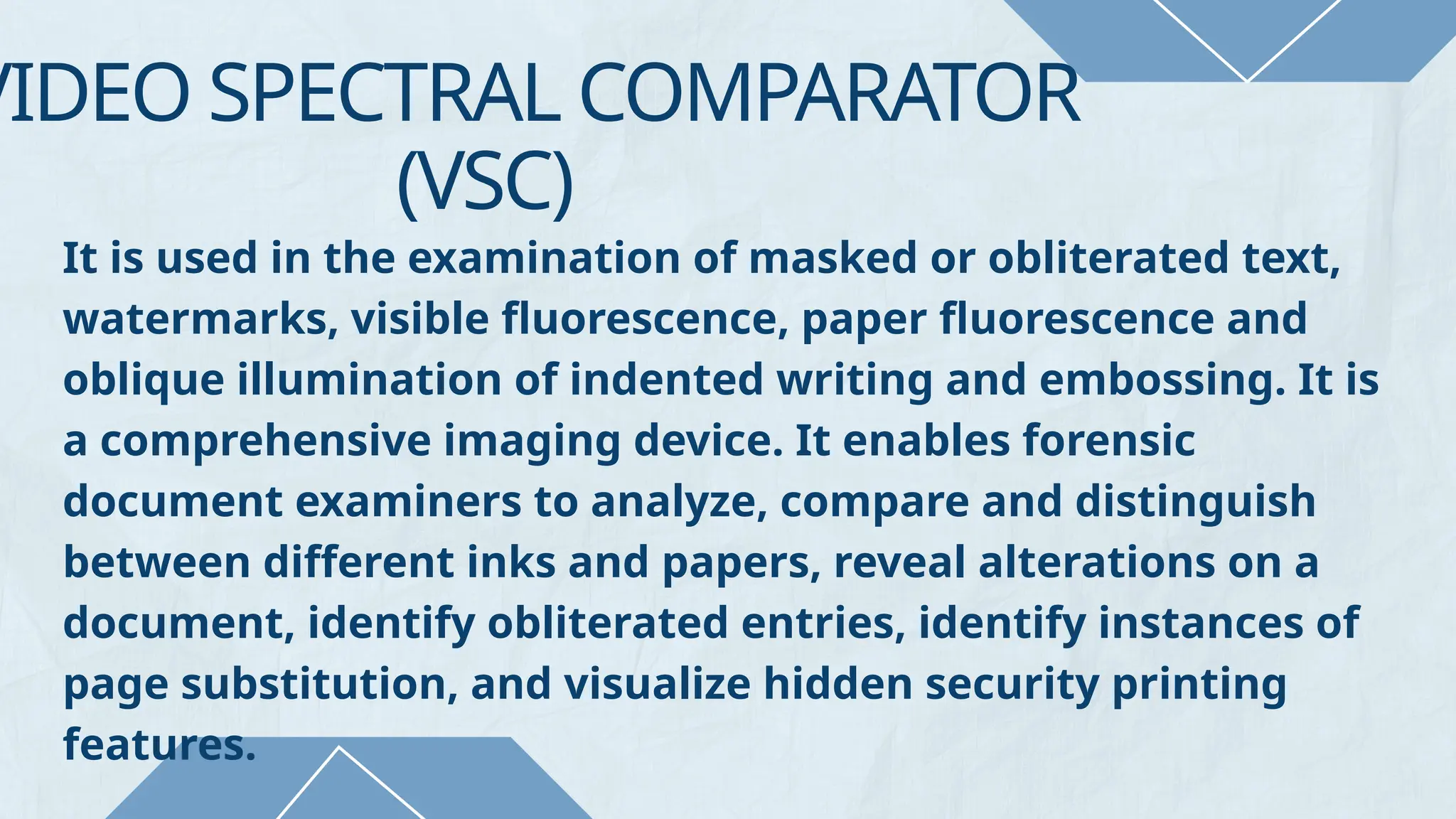 FORENSIC 4-QUESTION DOCUMENT EXAMINATION | PPTX