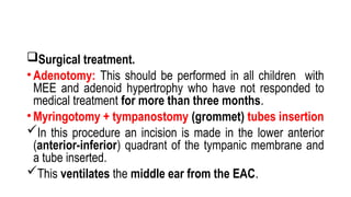 7.MIDDLE EAR EFFUSION.pptxbBhhbbhjnakahva | PPTX