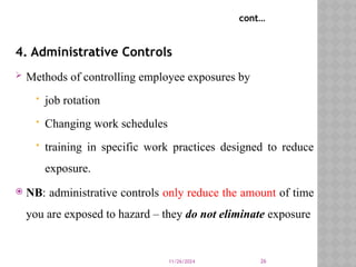 Occupational Health and Safety for health proffesionals | PPTX