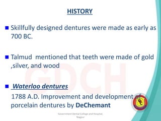 7.1-Classification-of-Denture-Base-Materials-History-Development-of ...