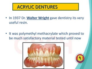 7.1-Classification-of-Denture-Base-Materials-History-Development-of ...