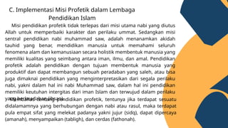 MISI PROFETIK DALAM PENDIDIKAN ISLAM .pptx