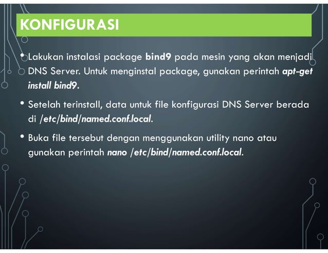 Domain Name System in Linux (how to use bind) | PPT