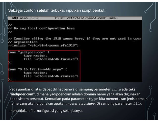 Domain Name System in Linux (how to use bind) | PPT