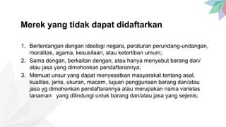 7. Merek dan Paten, pengertian dan perlindungannya | PPT