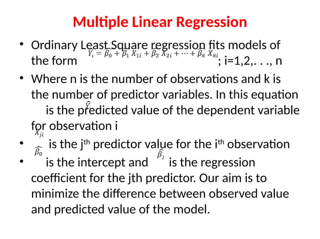 Regression_JAMOVI.pptx- Statistical data analysis | PPTX