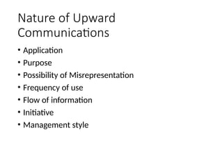 7. upward communication for business communication | PPTX